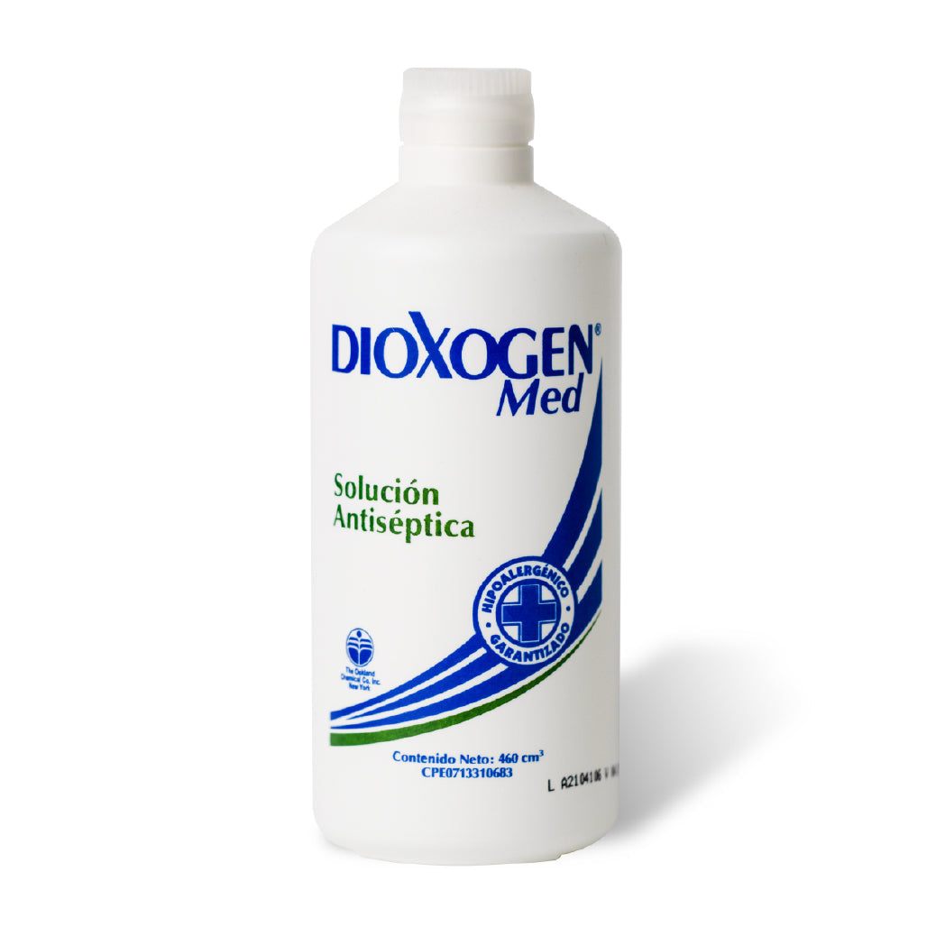 Dioxogen Med Antiseptic Solution 460ml | Hypoallergenic