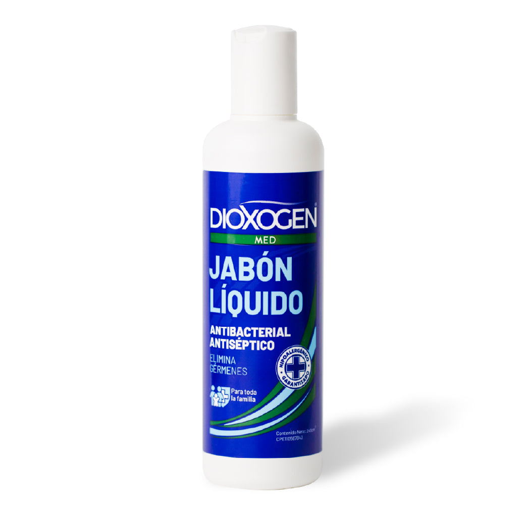 Dioxogen Med Jabon Liquido | Hipoalergénico | PH Similar Al De La Piel